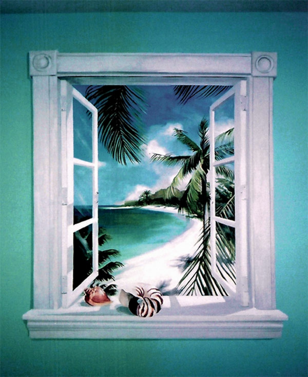 Tableau Trompe L Oeil Fenetre Ouverte