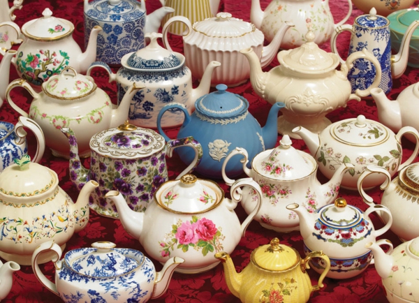 Une théière originelle ira bien pour la décoration de vos tables ...