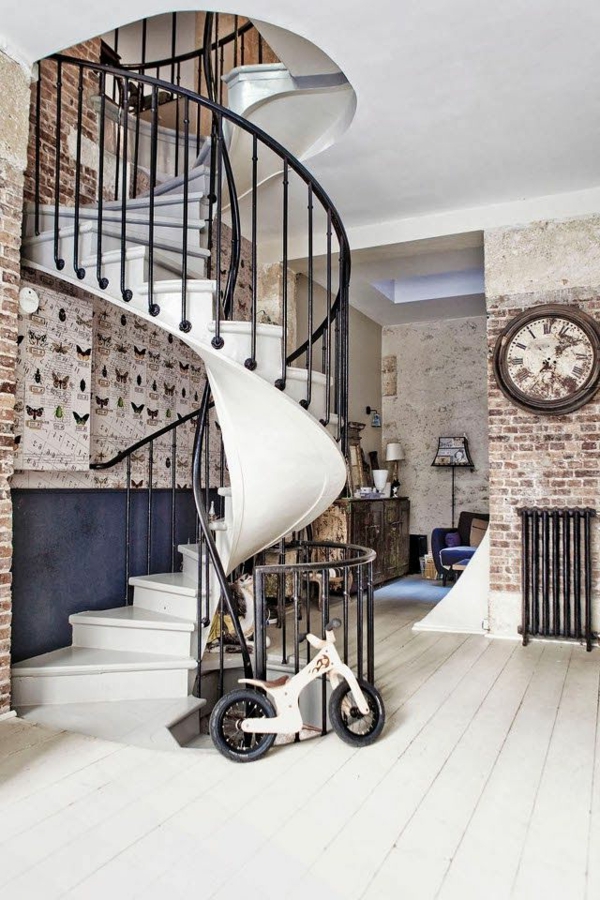 Designs captivants d’escalier loft