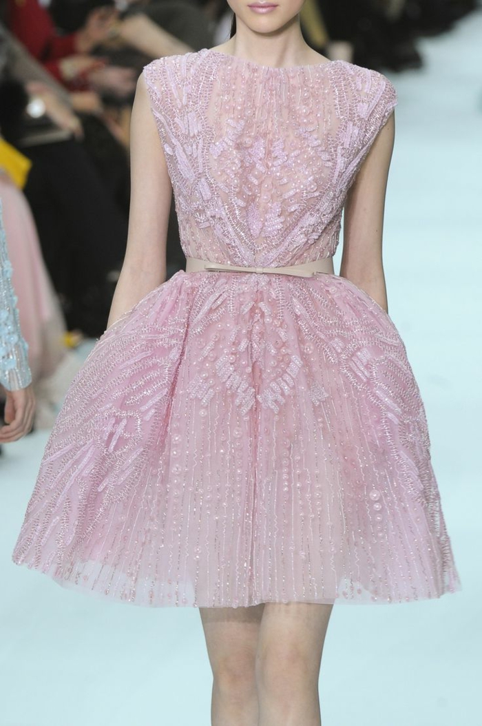 La robe rose poudrée en 60 images originales!