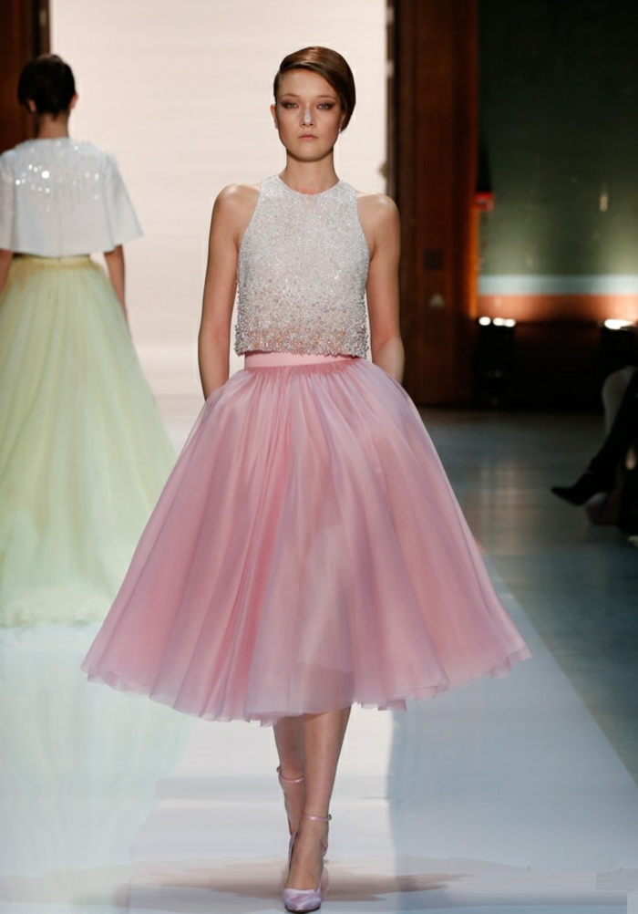 La robe rose poudrée en 60 images originales!
