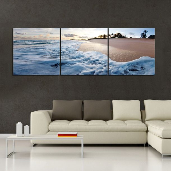 Design d'intérieur stylé avec le tableau triptyque - Deco De Maison