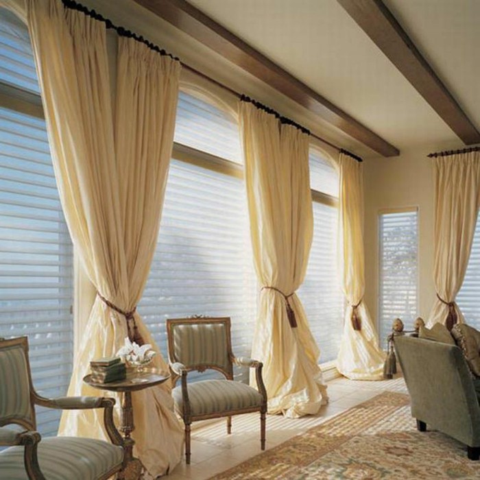 Les doubles rideaux - autant de belles idées!