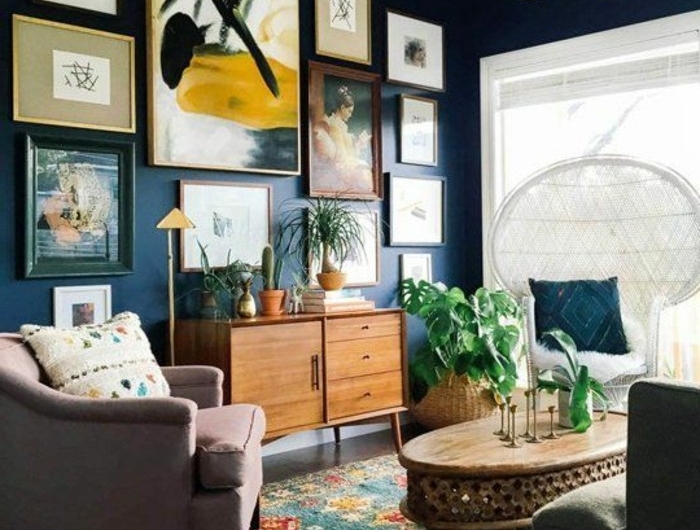 Couleur peinture salon – conseils et 90 photos pour vous inspirer