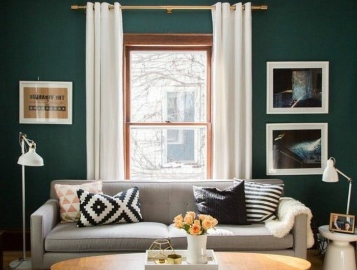 Couleur peinture salon – conseils et 90 photos pour vous inspirer