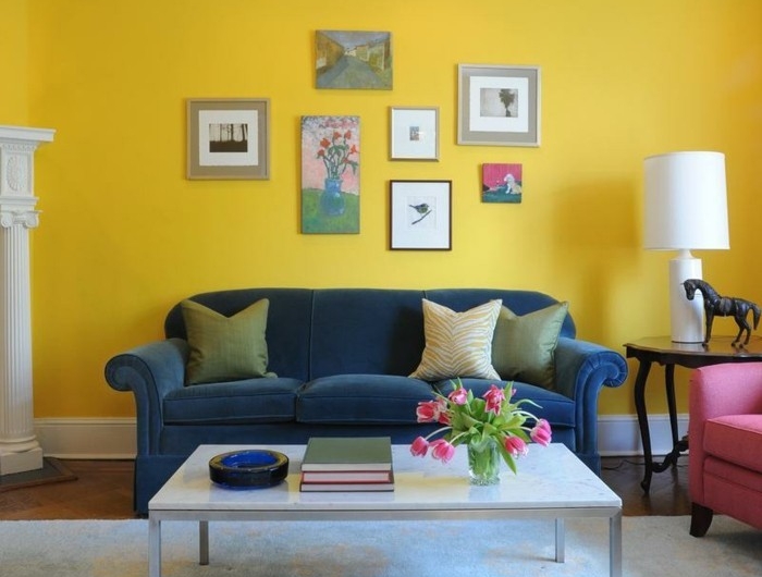 Couleur peinture salon – conseils et 90 photos pour vous inspirer