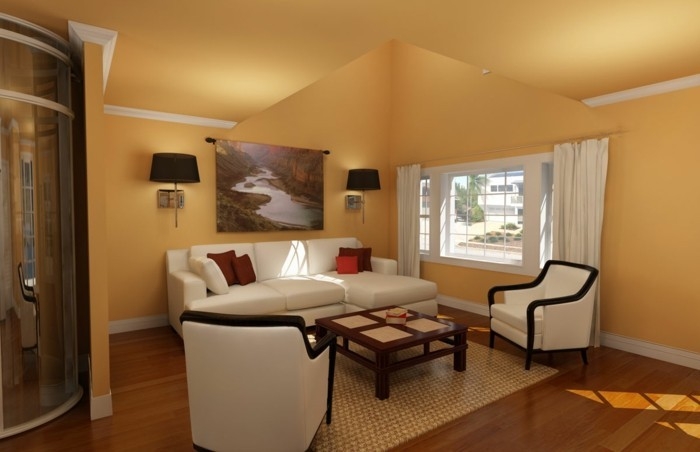 Couleur peinture salon – conseils et 90 photos pour vous inspirer