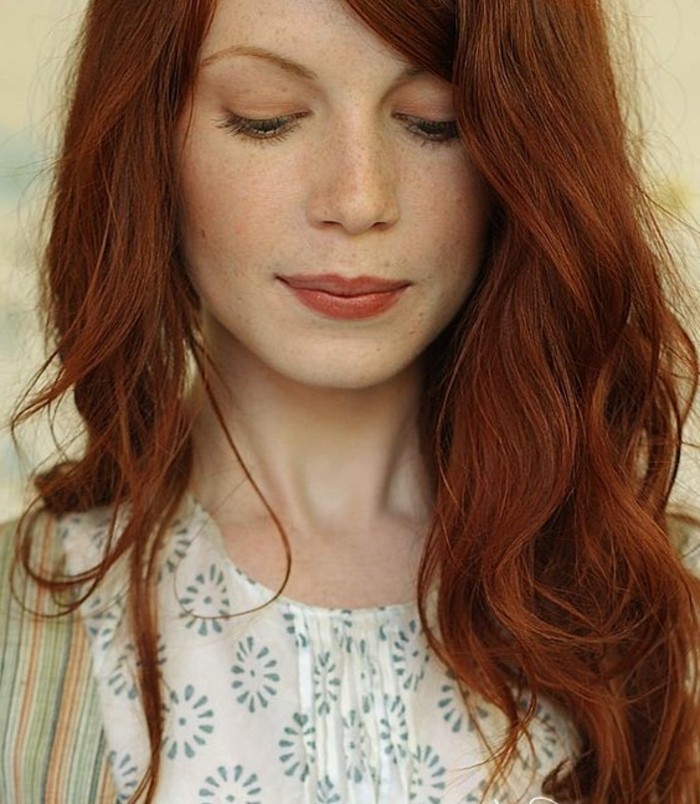 La couleur auburn en 75 photos inspirantes