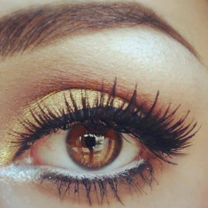 Inspirez-vous avec nos 68 photos de maquillage doré