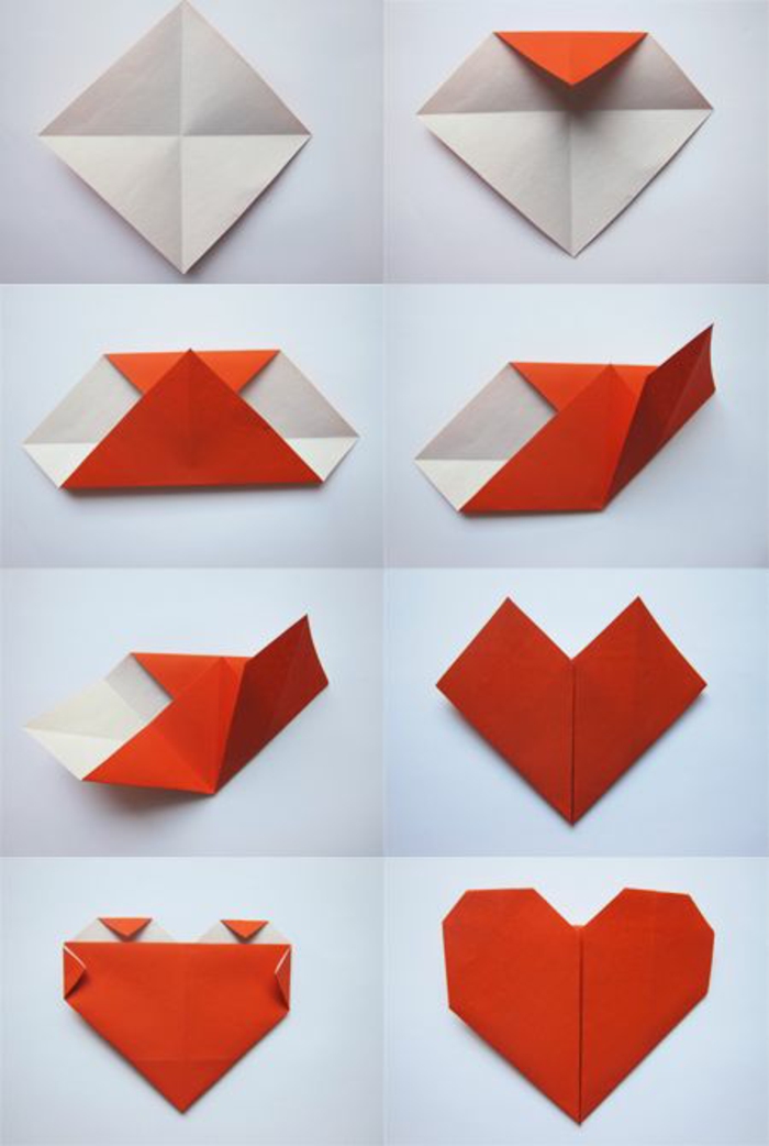 Tuto Origami Coeur Facile Easy Origami Tutorial