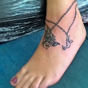 Tatouage Chaine De Cheville