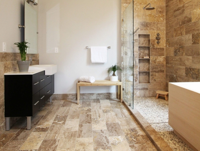 Le Travertin dans la Salle de Bain : Le Guide Sincère pour un Projet ...