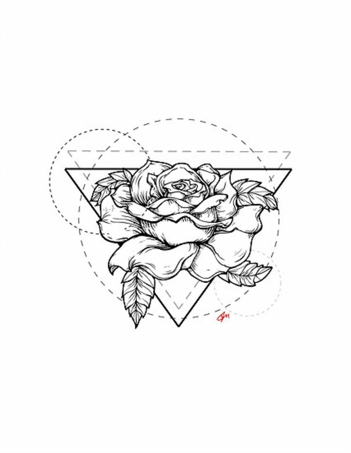 Le dessin géométrique en beaucoup d’exemples inspirants