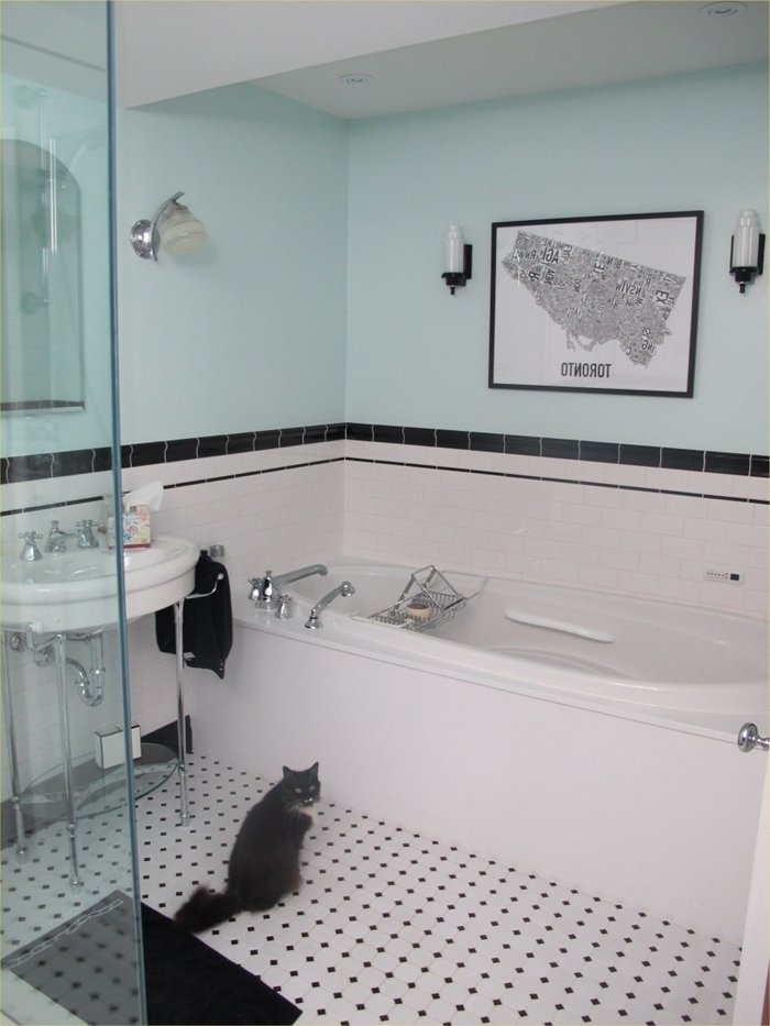 1001 + exemples splendides de salle de bain art déco